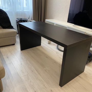 Письменный стол чёрный ( икеа) – купить в Москве, цена 6 000 руб ...