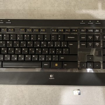 Беспроводная клавиатура Logitech k520 – купить в Москве, цена 1 500 руб ...