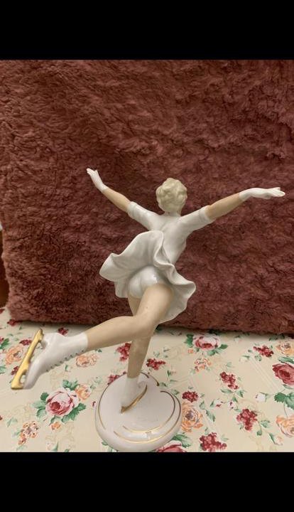 Фарфоровая статуэтка фигуристки в Москве цена 15 000 руб Объявления о продаже в категории