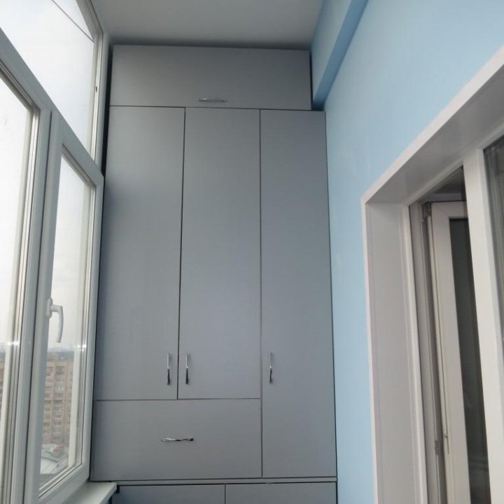 Шкаф для балкона "Модерн" №7 в Москве, цена 32 000 руб. | Объявления о ...