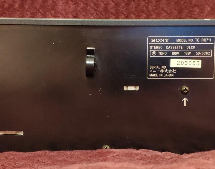 Sony TC RX 711 Cassette Deck 100В Япония в Москве, цена 12 800 руб ...