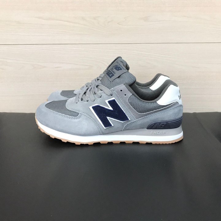 Кроссовки New Balance 574 серые мужские купить в Москве, цена 3 900 руб ...