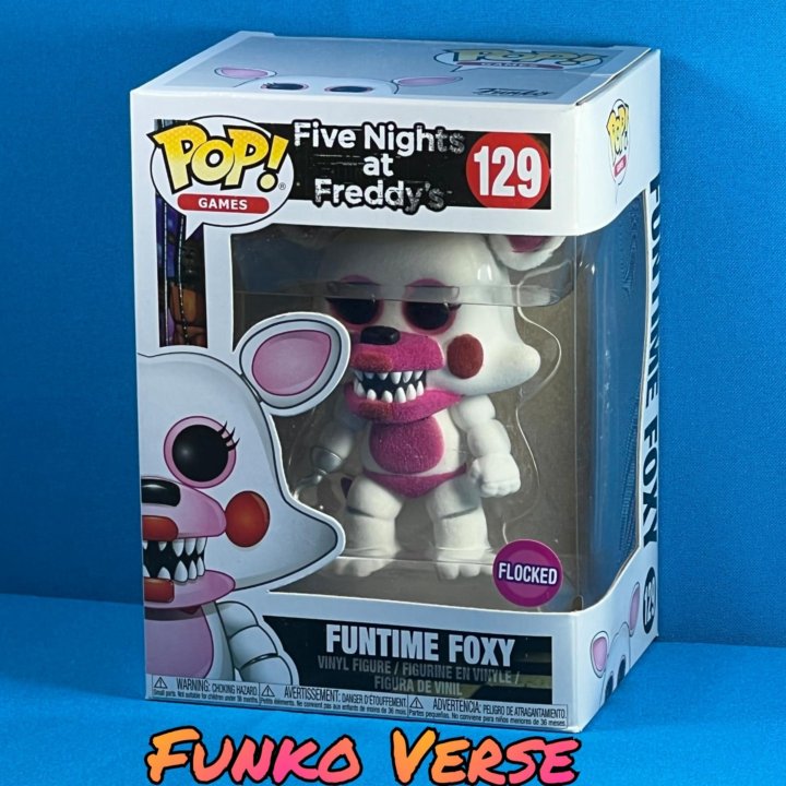 Funko pop Fnaf Funtime Foxy flocked 129 в Москве, цена 3 000 руб ...