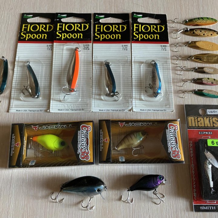 Acme kastmaster, fiord spoon, Jackall Chubby, в Москве, цена 500 руб ...