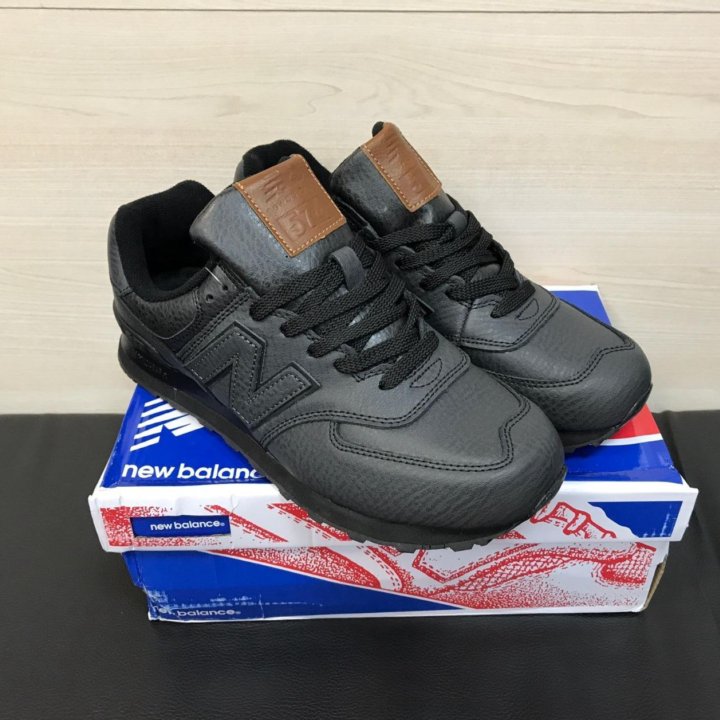 Кроссовки New Balance 574 мужские кожаные в Москве, цена 3 400 руб ...