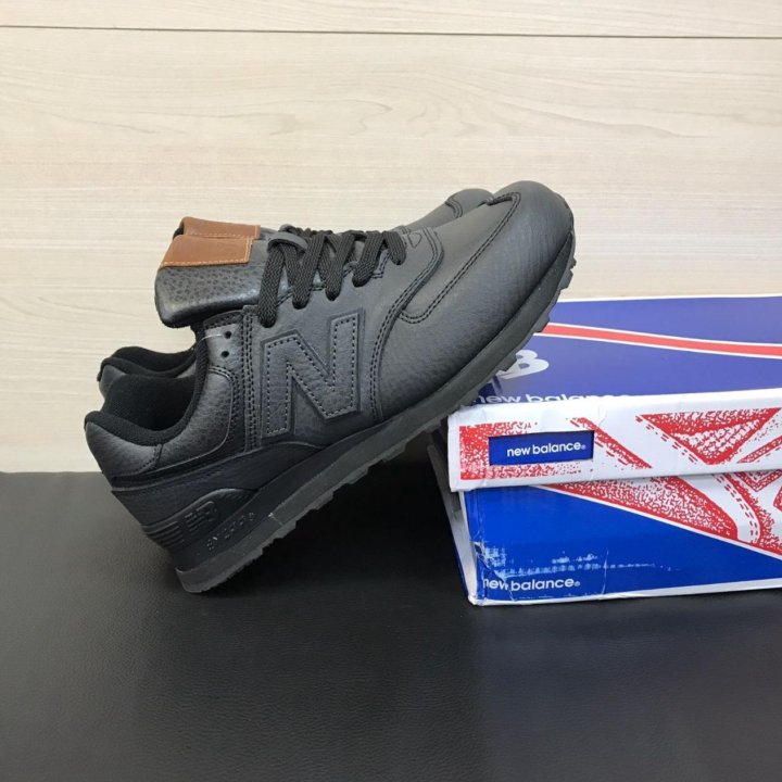 Кроссовки New Balance 574 мужские кожаные в Москве, цена 3 400 руб ...