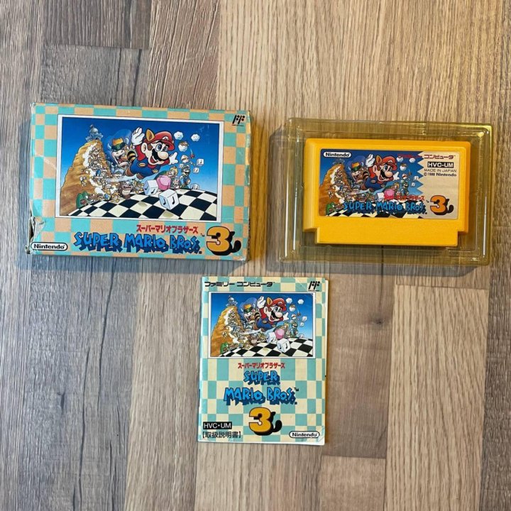 Super Mario Bros. 3 Famicom (1988 год, Япония) в Москве, цена 3 500 руб ...