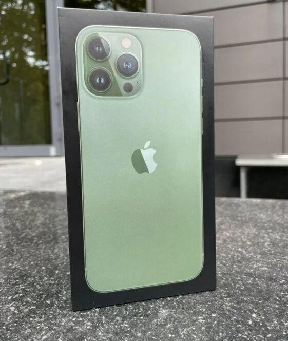 Apple Iphone 13 Pro Max 512gb Альпийский зеленый в Москве цена 89 900