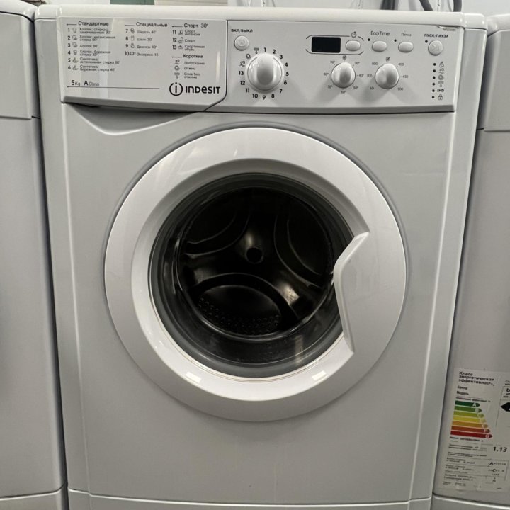 Стиральная машина 5 кг «Indesit» с гарантией в Москве, цена 10 700 руб ...