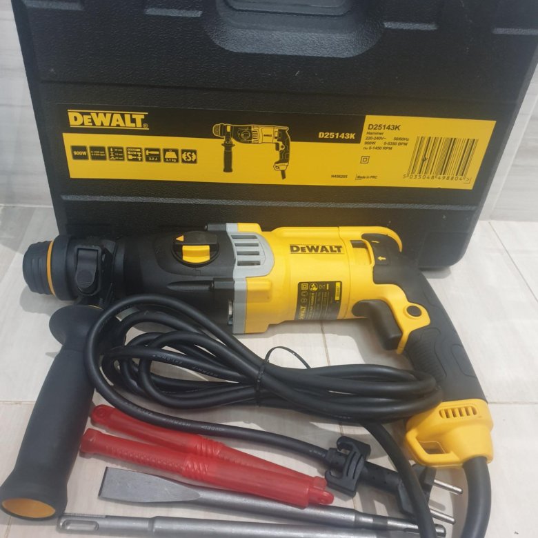 Перфоратор DeWalt D25143K, 900w – купить в Москве, цена 5 000 руб ...