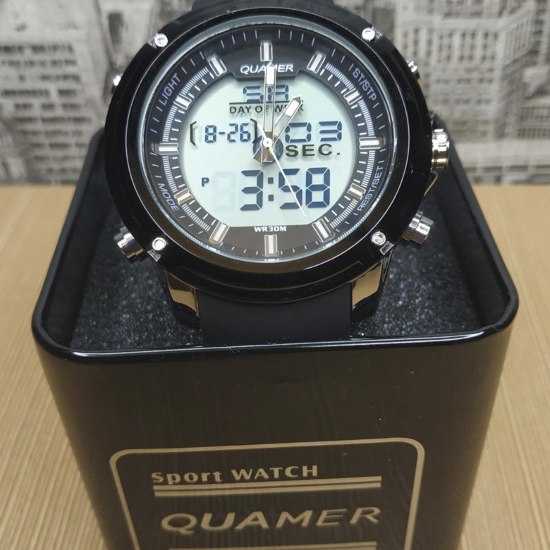 Мужские часы QUAMER SPORT WATCH – купить в Москве, цена 1 200 руб ...