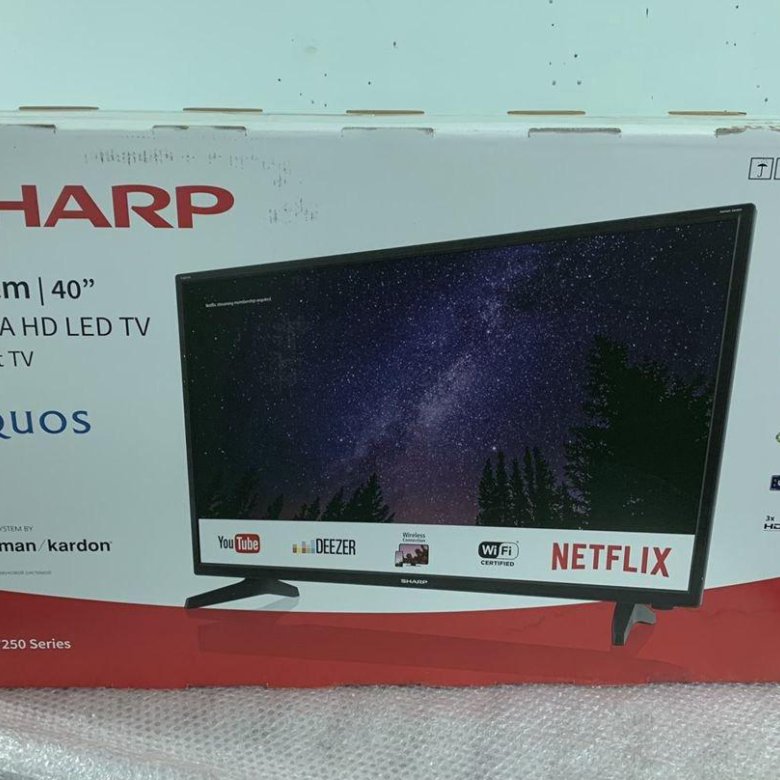 Новый 4K Sharp LC-40UG7252E 102см/Smart TV/Wi-Fi – купить в Москве, цена 16 000 руб., продано 23 ...