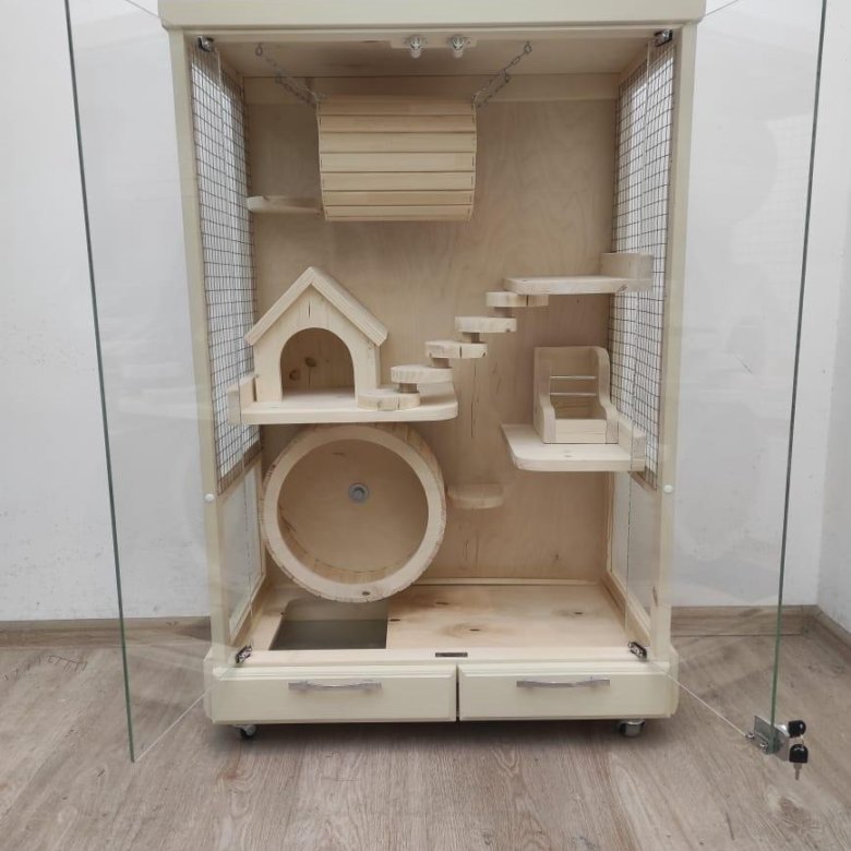 Клетка-витрина "house 7" для шиншиллы, дегу, ласки – купить в Москве ...