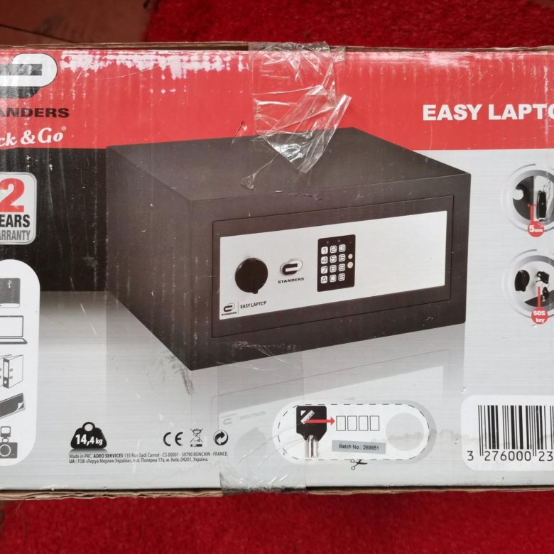 Сейф электронный Standers, 28 л. Easy laptop – купить в Нахабино, цена 4 000 руб., продано 13 ...