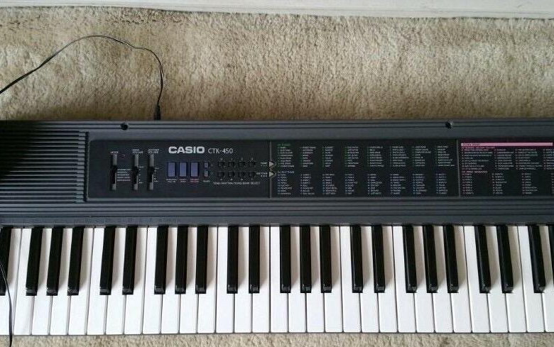 Синтезатор Casio CTK-450 – купить в Москве, цена 5 800 руб., продано 14 ...