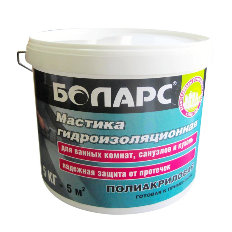Мастика гидроизоляционная Боларс полиакриловая 5 кг – купить в Москве ...