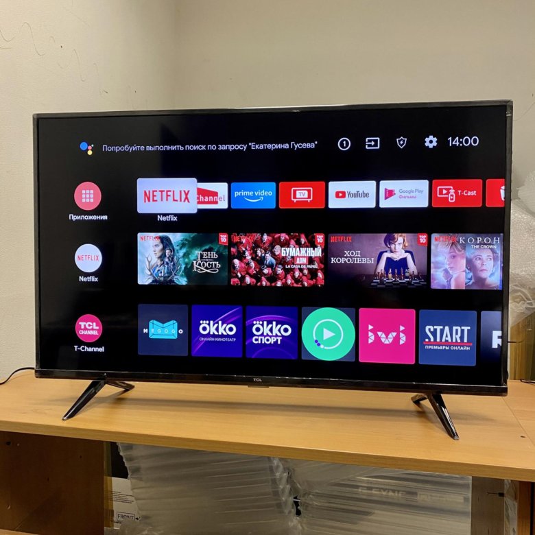 Телевизор TCL 43” AndroidTV UHD 4K HDR10 WiFi – купить в Москве, цена ...