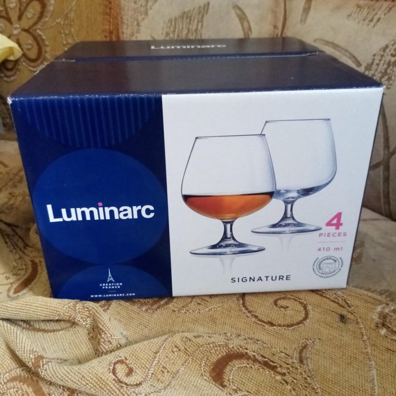 Бокалы для коньяка Luminarc новые – купить в Москве, цена 450 руб ...