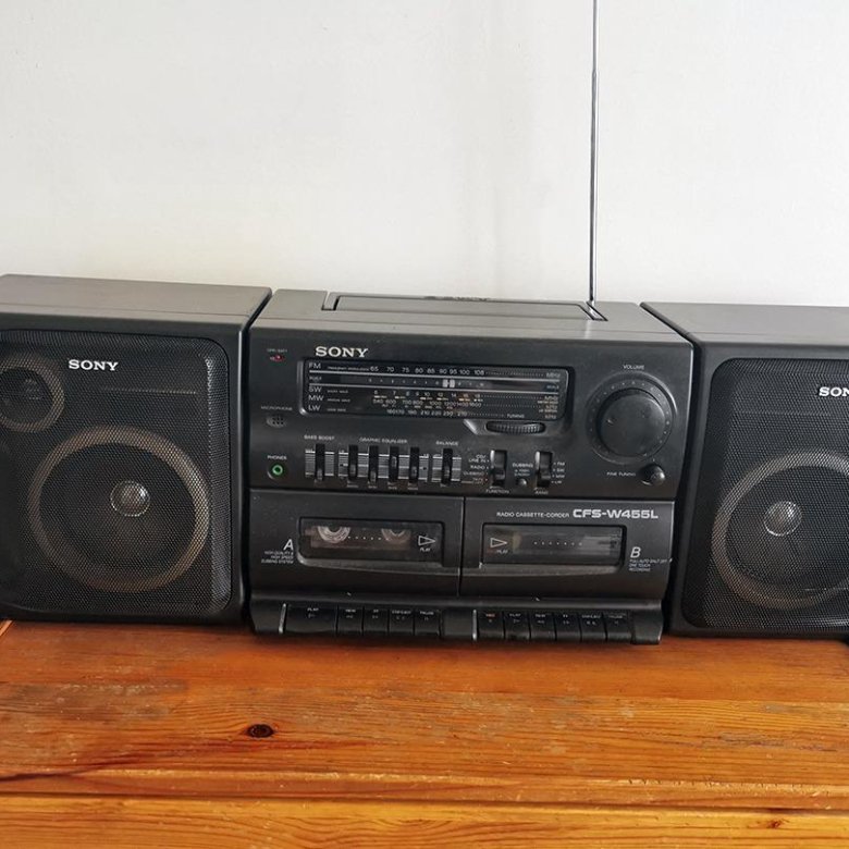 Двухкассетная магнитола Sony CFS-W455L – купить в Москве, цена 1 500 ...