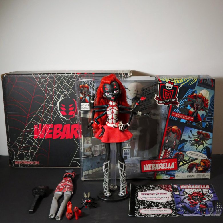 Кукла Monster High Webarella Comic Con – купить в Москве, цена 15 000 ...