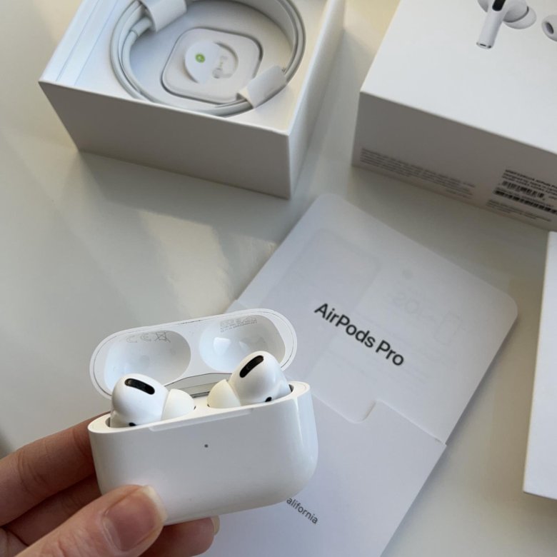Новые наушники Apple AirPods Pro – купить в Москве, цена 20 000 руб ...