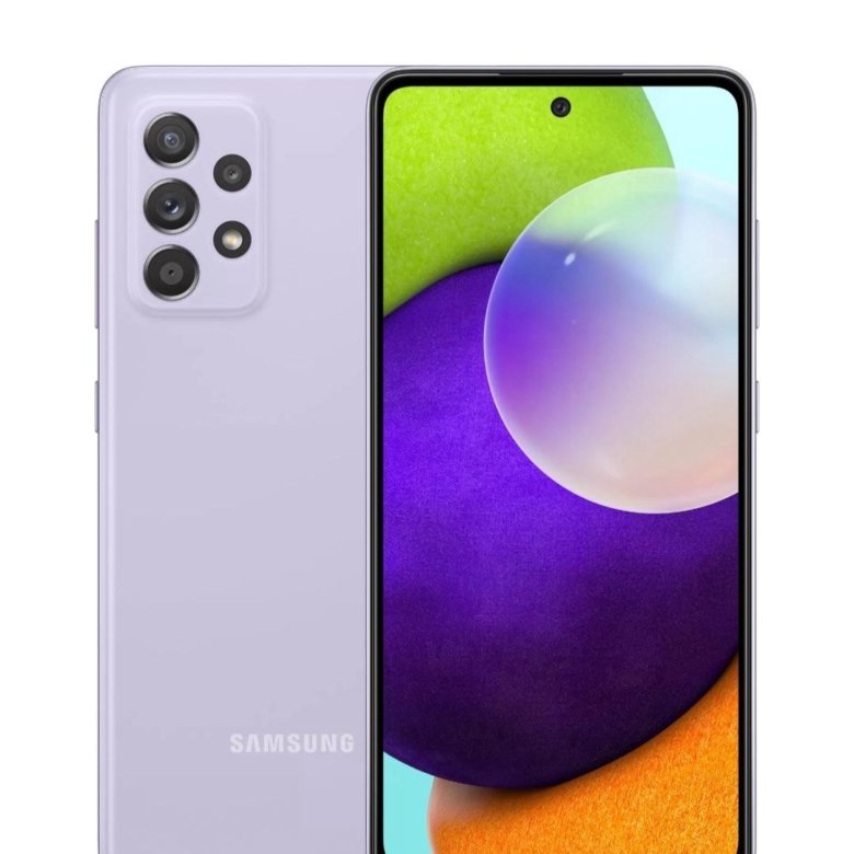Смартфон Samsung Galaxy A52 128 ГБ лаванда – купить в Сургуте, цена 27 ...