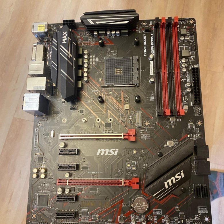 Плата MSI AM4 B450 GAMING PLUS MAX – купить в Уссурийске, цена 5 700 ...
