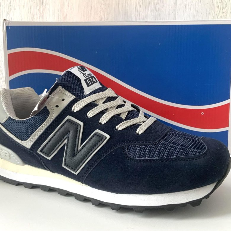 Кроссовки New Balance 574, синие – купить в Москве, цена 3 000 руб ...