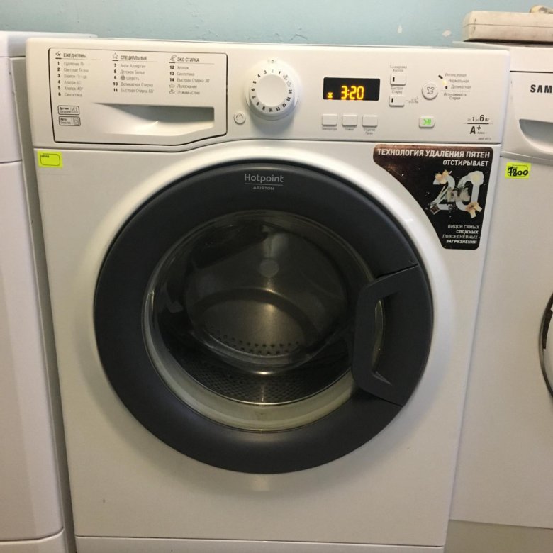 Узкая стиральная машина Hotpoint Ariston на 6кг – купить в Санкт ...