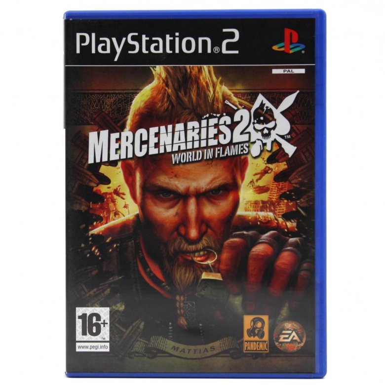 Mercenaries 2 World in Flames для PS2 – купить в Москве, цена 890 руб ...