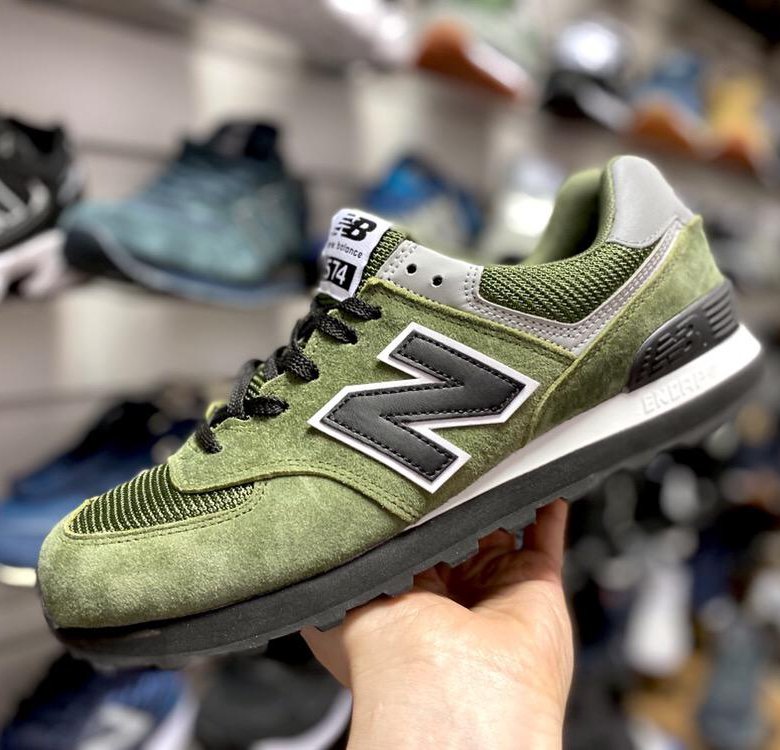 Зеленые кроссовки New Balance 574 – купить в Санкт-Петербурге, цена 4 ...