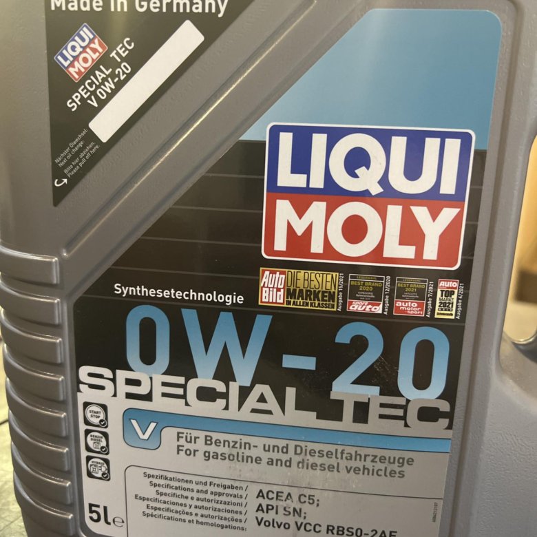 Масло моторное 0w20 LIQUI MOLY – купить в Москве, цена 7 300 руб., дата ...