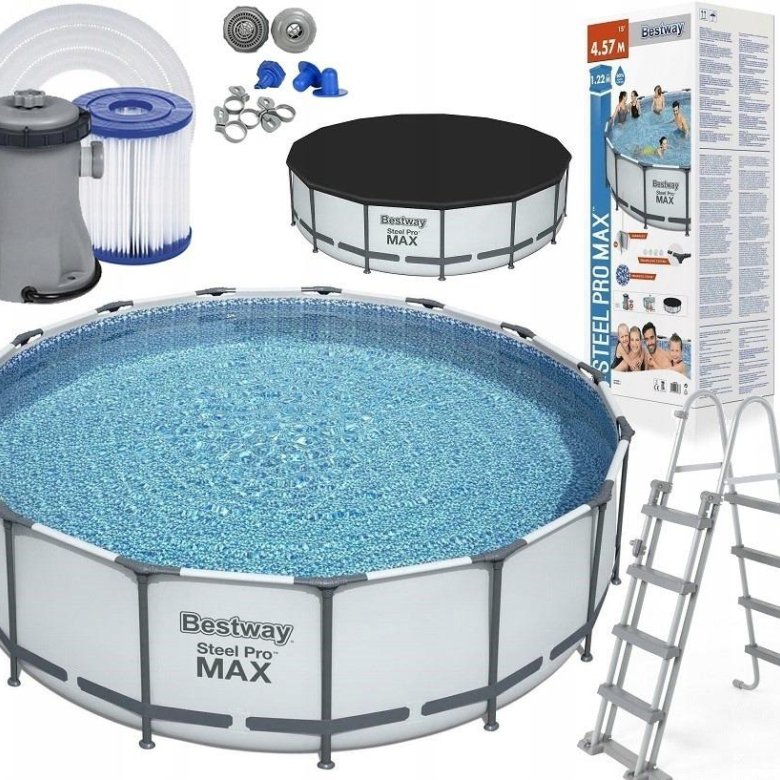 Каркасный бассейн Bestway, 457х122 см. 56438 – купить в Новосибирске ...