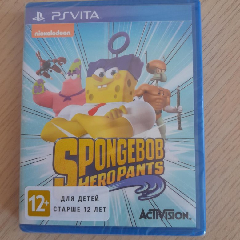 Силд Spongebob Heropants Ps Vita купить в Москве цена 2 000 руб