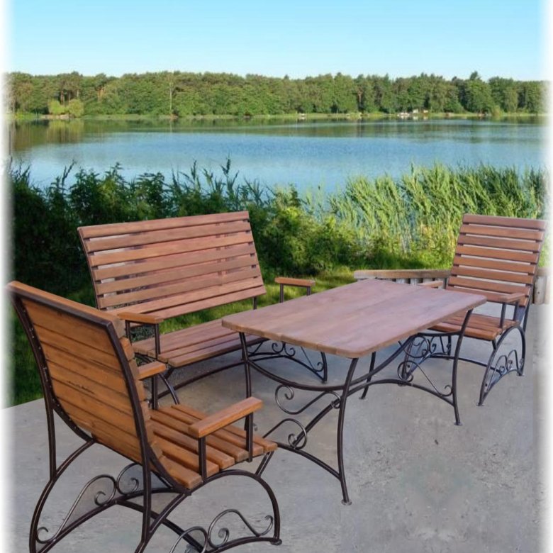 Стол и кресла металлические – купить в Екатеринбурге, цена 30 000 руб ...