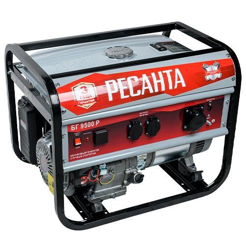 Генератор бензиновый Ресанта БГ 9500 Р (8.0 кВт) – купить в Красноярске ...