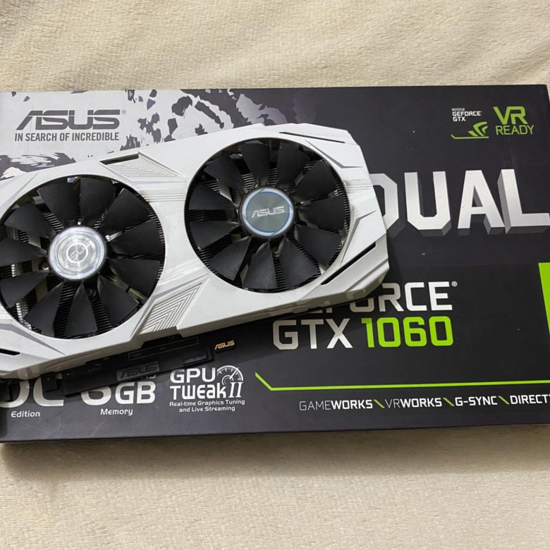 Видеокарта Dual GeForce GTX 1060 OC 6GB DDR5 – купить в Иваново, цена ...