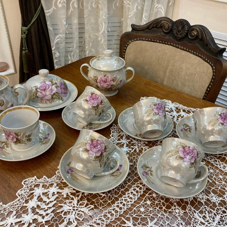 чайный сервиз Добруш . СССР – купить в Москве, цена 1 100 руб., дата ...