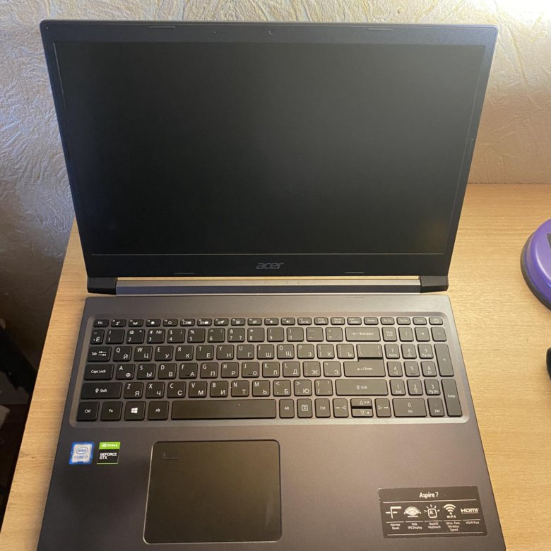 Ноутбук ACER aspire 7 a715 75g – купить в Москве, цена 60 000 руб ...