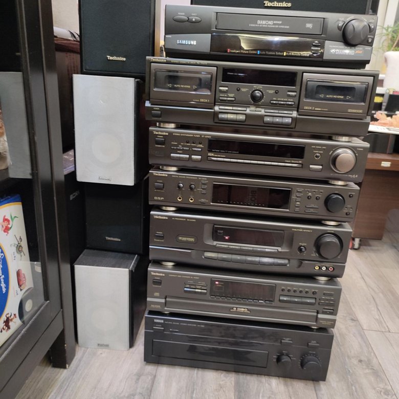Музыкальный центр Technics с усилителем Yamaha – купить в Москве, цена ...
