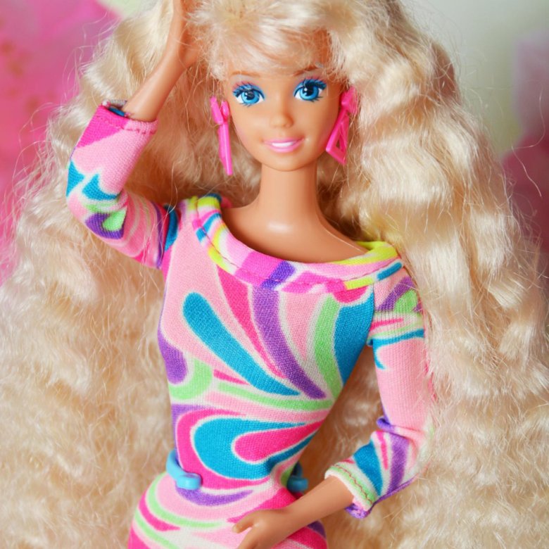 Барби totally hair Barbie 1991 блондинка Китай – купить в Иваново, цена ...