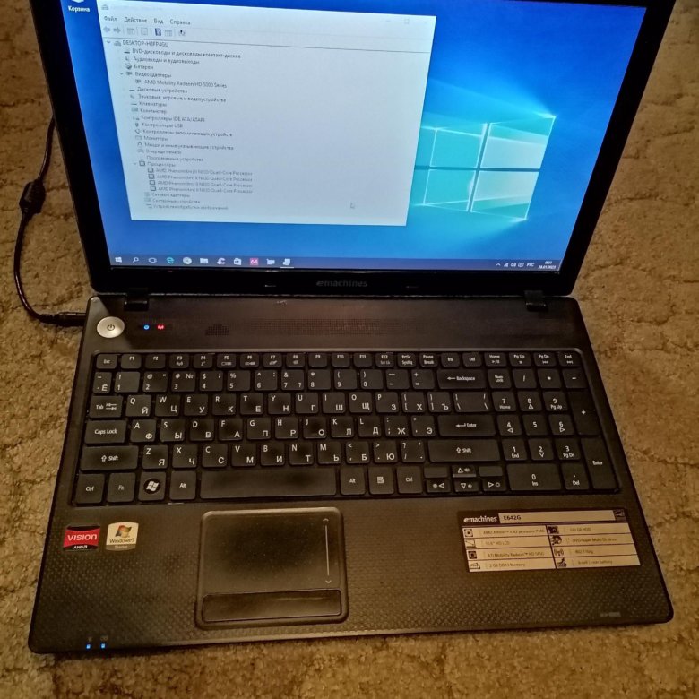 Emachines E642G – купить в Москве, цена 5 000 руб., дата размещения: 21.05.2023 – Ноутбуки