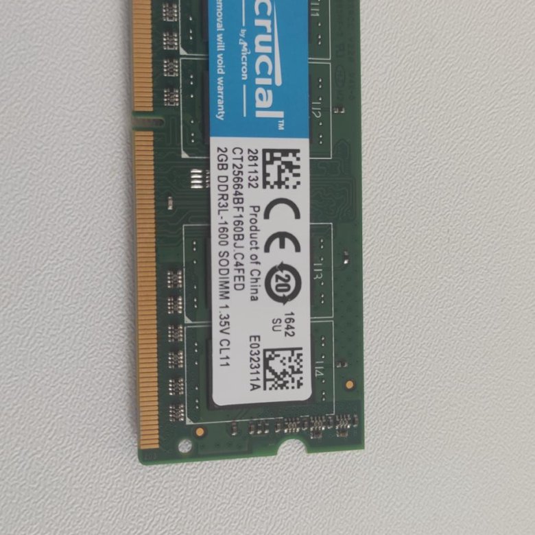 Оперативная память Sodimm Ddr3 2gb купить в Хабаровске цена 1 000