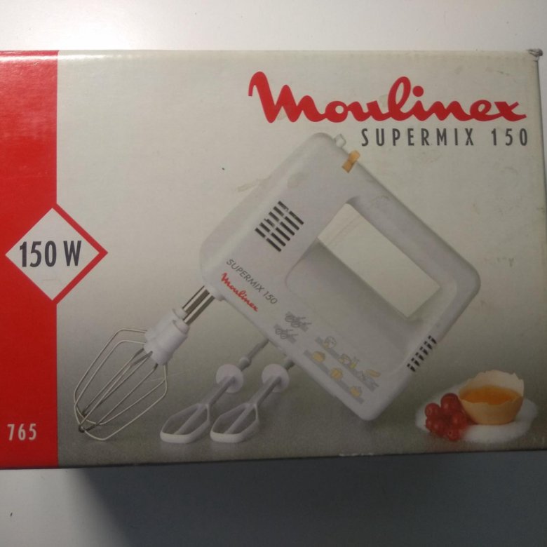 Миксер Moulinex supermix 150, пр-во Франция. – купить в Троицке, цена 1 ...