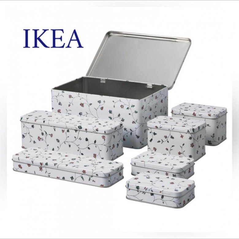 Коробка икеа/ikea 6 штук. – купить в Москве, цена 1 300 руб., дата ...