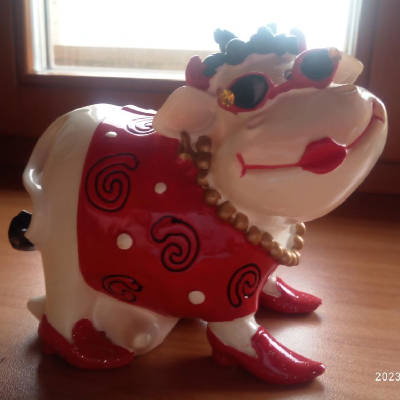 Копилка Корова НОМЕРНАЯ Большая Коллекционная 2005 – купить в Москве ...