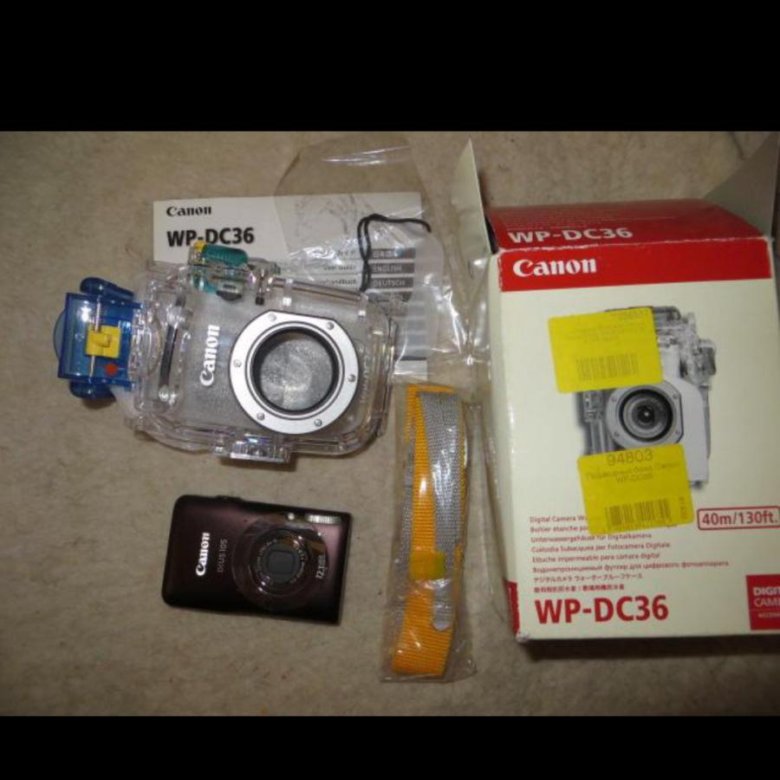 Фотоаппарат canon ixus 105 и подводный бокс – купить в Москве, цена 3 ...