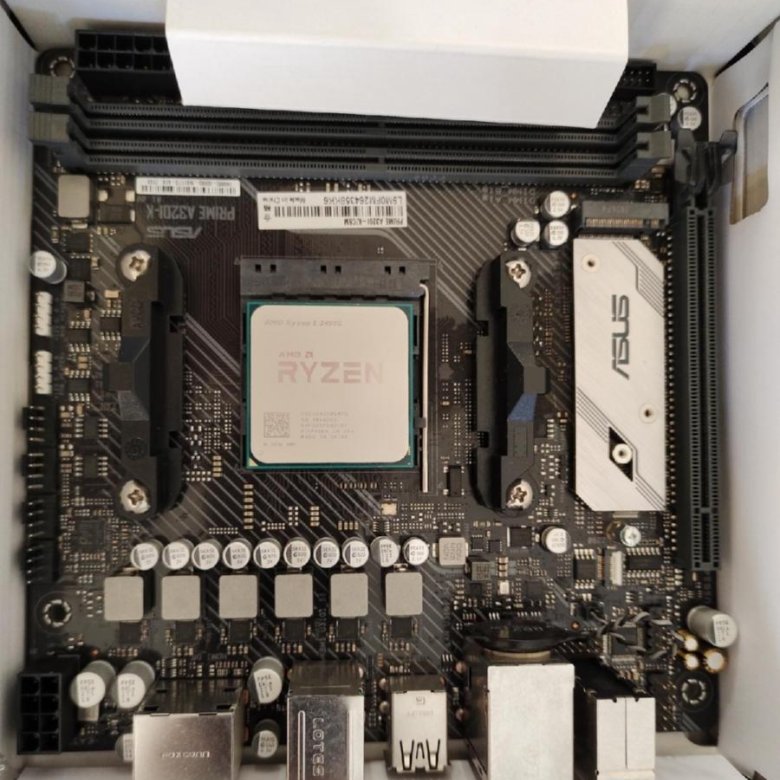 Asus prime a320i-k mini itx, am4 с ryzen 2400g – купить в Якутске, цена ...