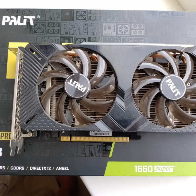Видеокарта Palit nvidia GeForce GTX 1660 super – купить в Долгопрудном ...
