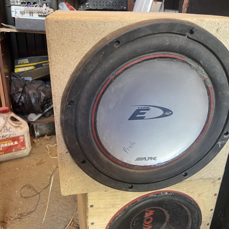 B&S сабвуфер alpine E12 800watt в коробе – купить в Тюмени, цена 3 500 ...